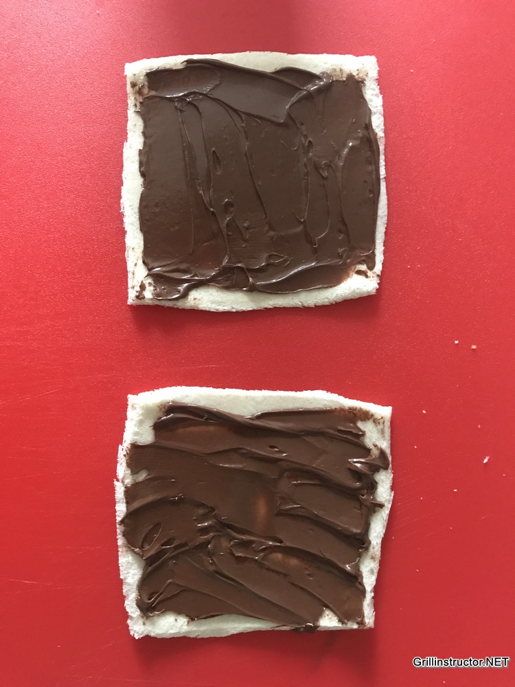 Nutella Rollen - der süße Toast vom Grill